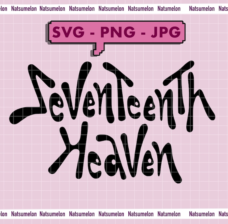 Seventeen SVT Seventeenth Mini Album SVG PNG Jpg for Cricut / Perfect ...