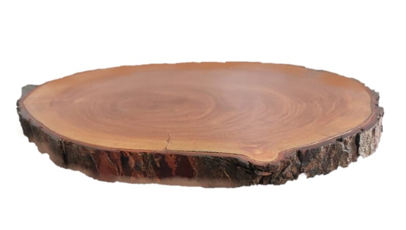 Sanded and Polished Hand Cut Rustic Log Cake Stand, Wedding ...