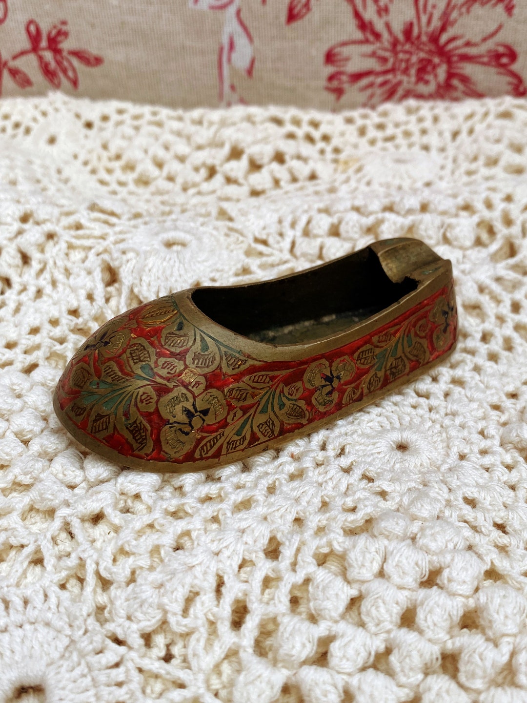 Little Red Shoe Ashtray Vintage Ashtray Unique Dish Jewelry - Etsy