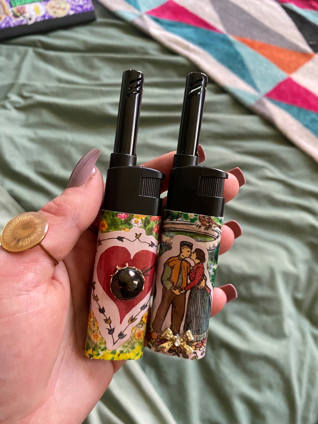 Cute Candle Lighters/ Pack of Two EZ Reach Lighters Cute Lighters ...