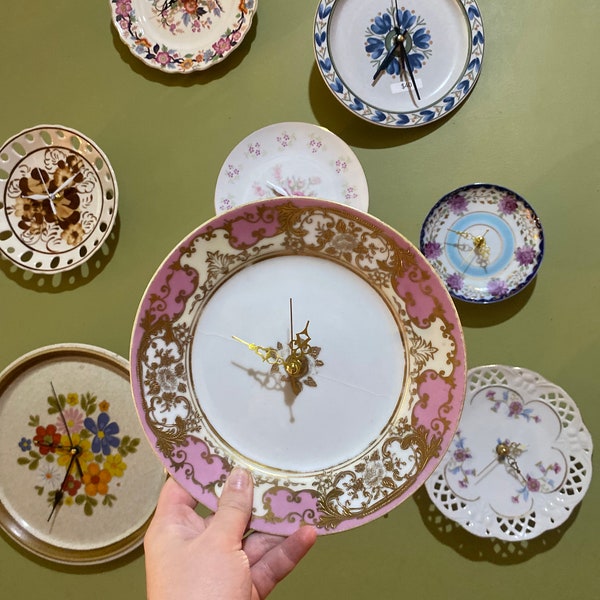 China Plate Clock - Etsy