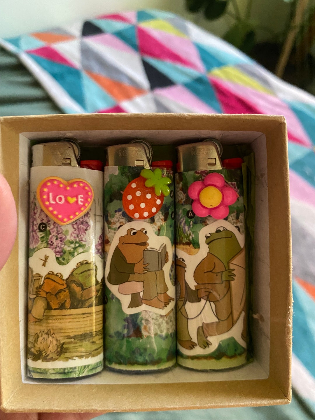 Frog and Toad BIC Lighters/ Pack of Three Lighters Lighters With Vinyl ...