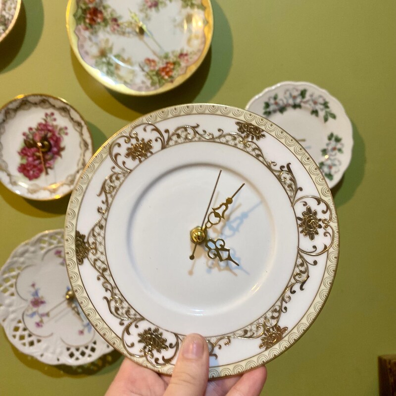 Ceramic Plate Clock - Etsy UK