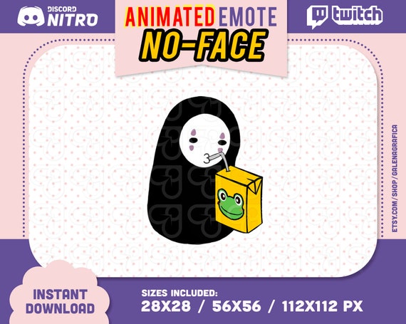 Animated Emote No-face / Emoji for Streamer / Emote No-face - Etsy