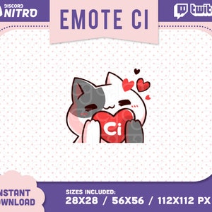 Twitch Emote "ci" / Emoji for Streamer / Emoji Ci for Discord Nitro ...