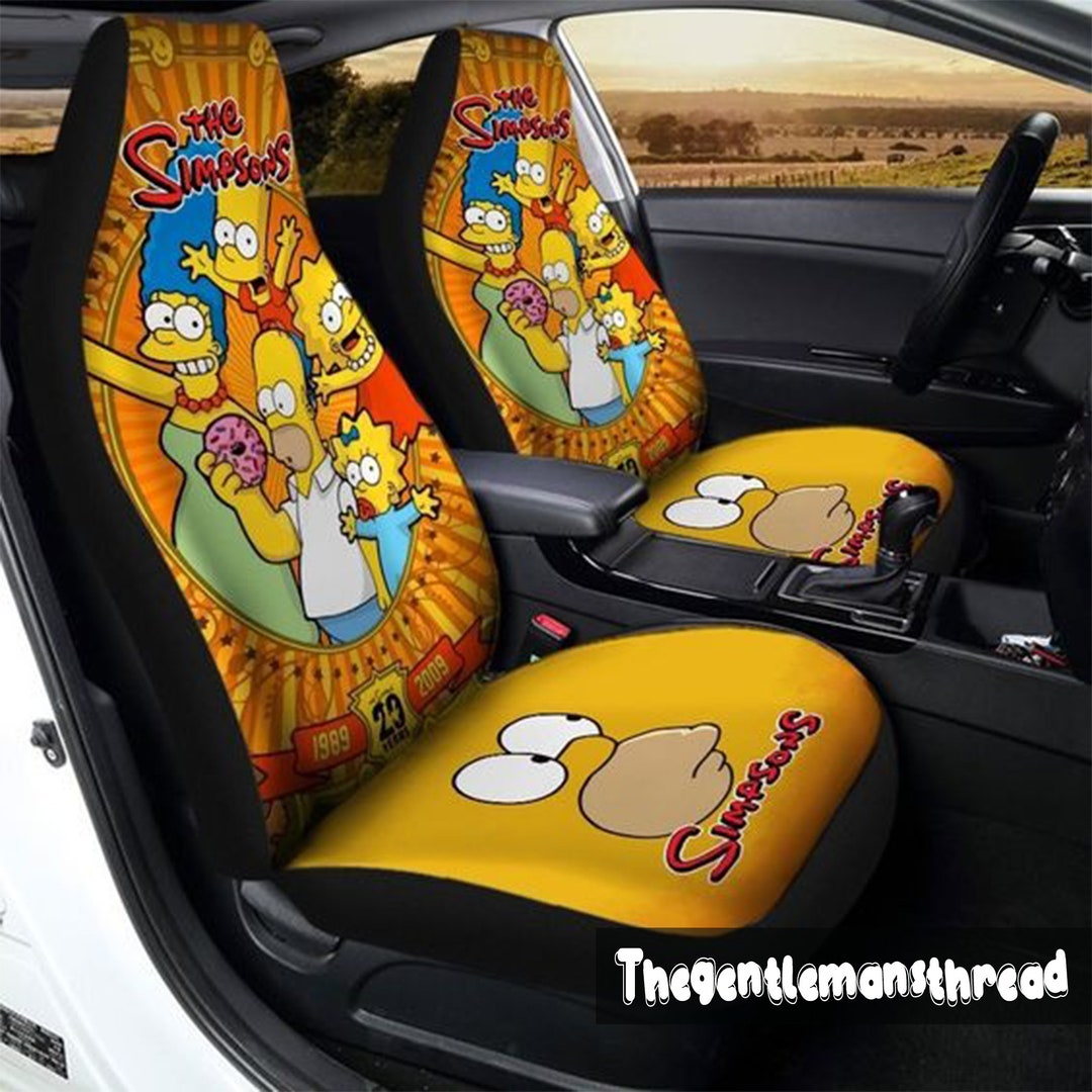 The Simpson Family Car Seat Cover Simpson Homer Car Seat - Etsy