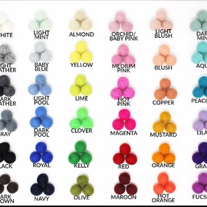 Heart Shape Wreath Large 33cm or 45cm Felt Balls, Reusable Love Wreath ...