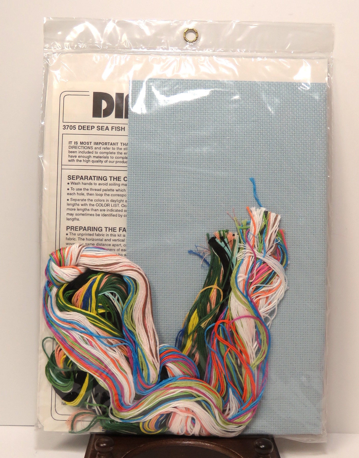Dimensions deep Sea Fish Counted Cross Stitch Kit/ Tropical Fish Coral ...