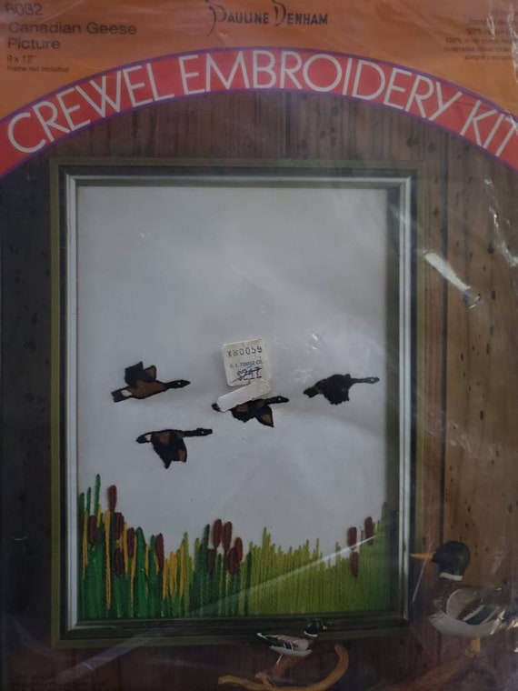 Pauline Denham Crewel Embroidery Kit / canadian | Etsy