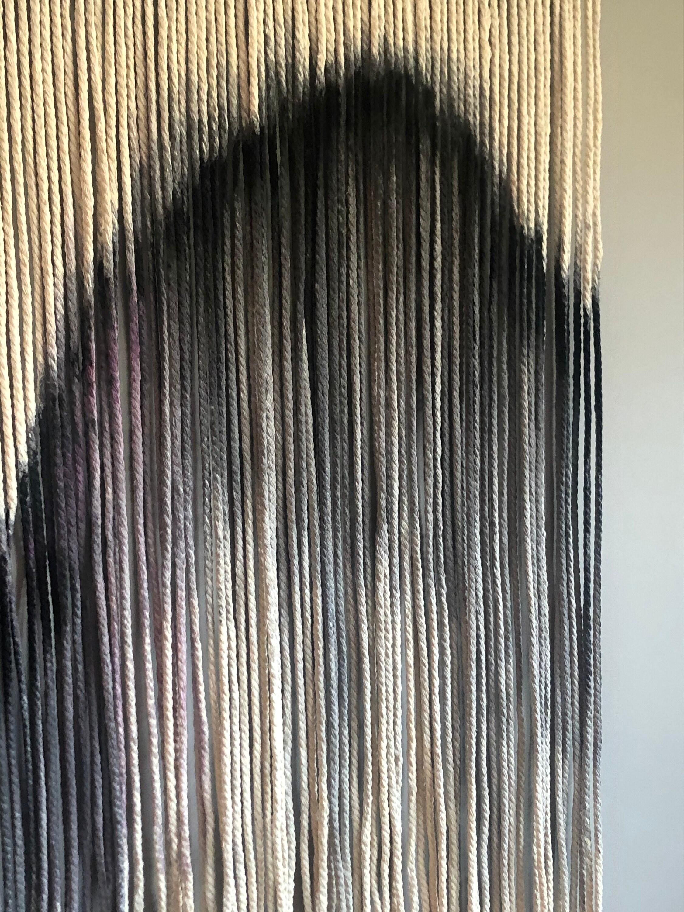 Macrame Wall Hang 36 Painted purple Rain - Etsy