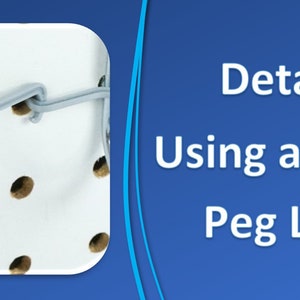 96pc PEGBOARD PEG LOCKS. Clips Retain Hook in Place. 1/4 & 1/8 - Etsy