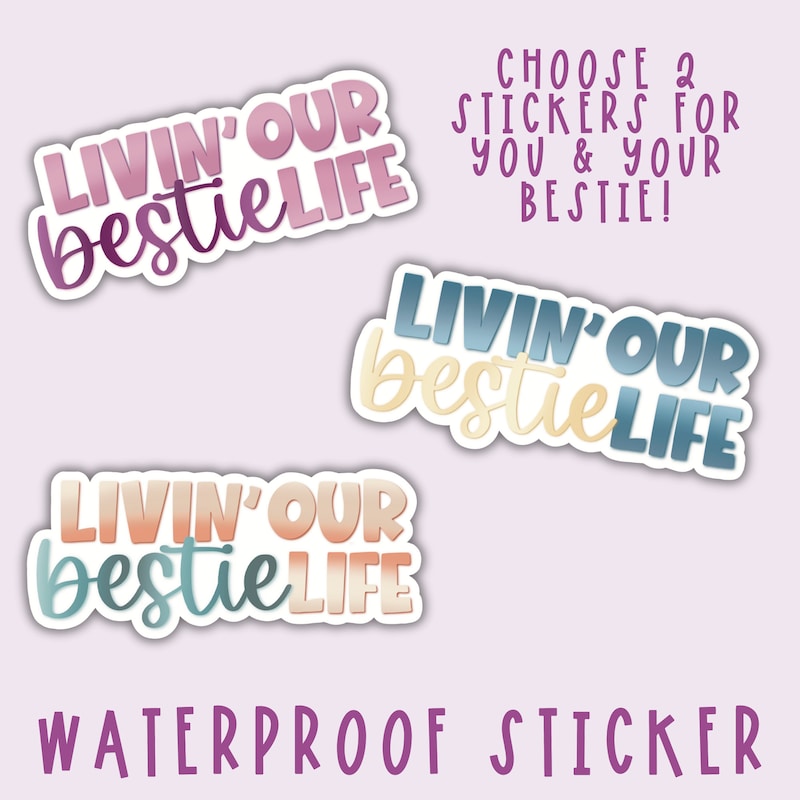 Best Friend Sticker - Etsy