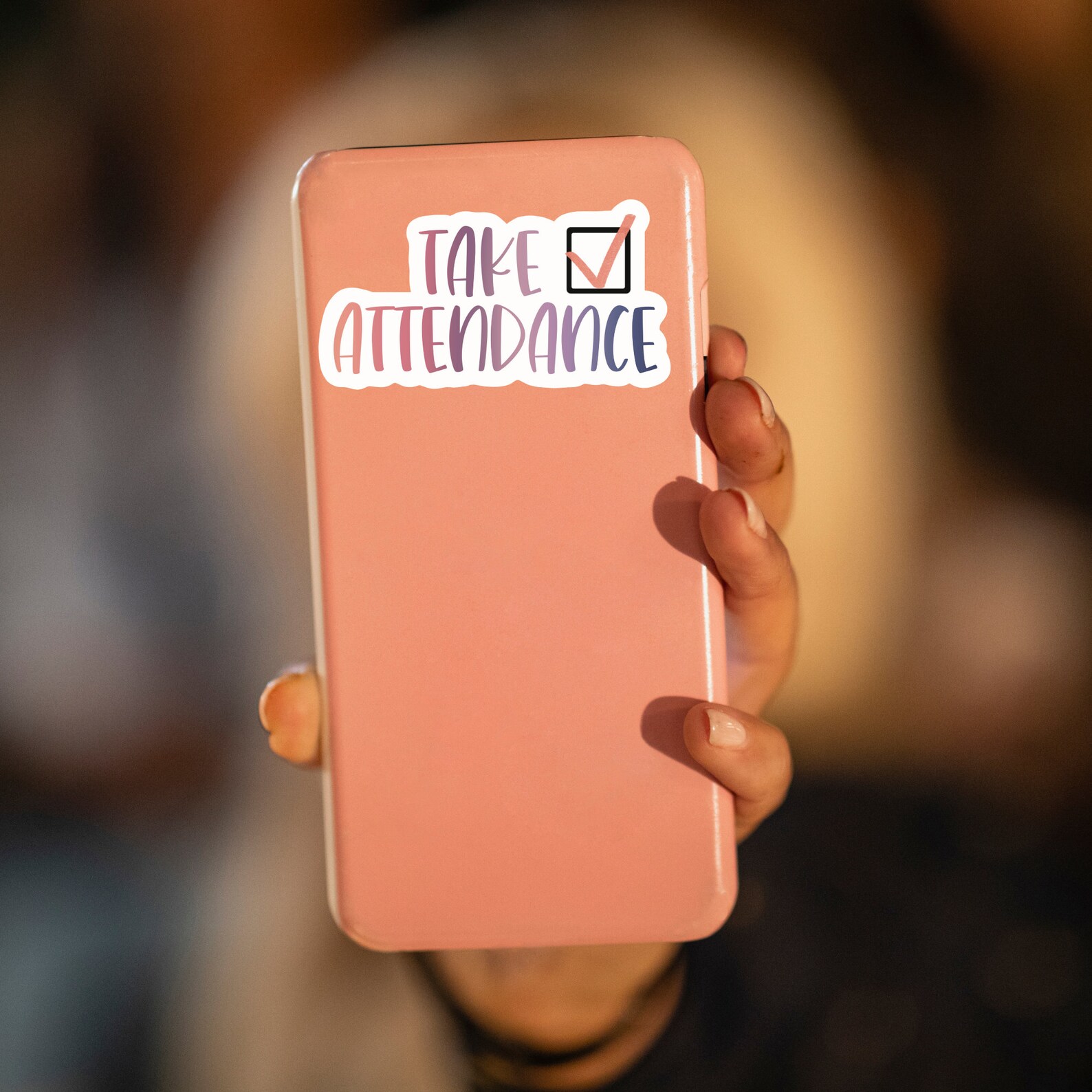 Take Attendance Sticker Teacher Sticker for Laptop - Etsy