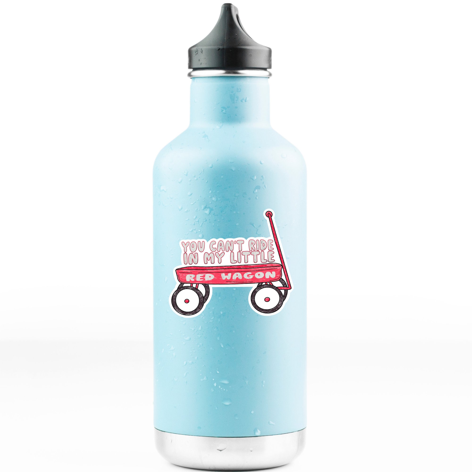 Summer Camp Water Bottle Sticker Little Red Wagon Sticker | Etsy