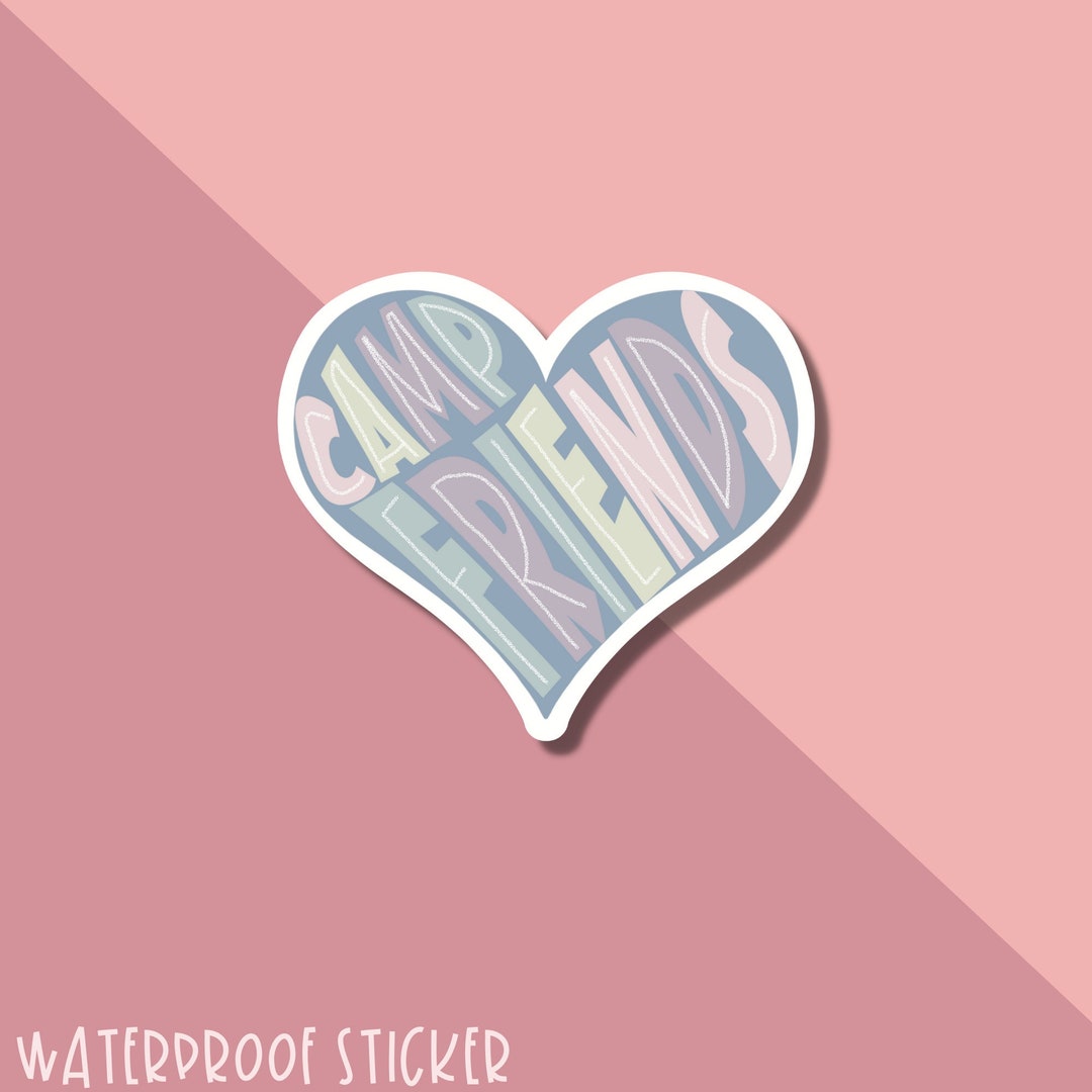 Summer Camp Water Bottle Sticker Summer Camp Friends - Etsy