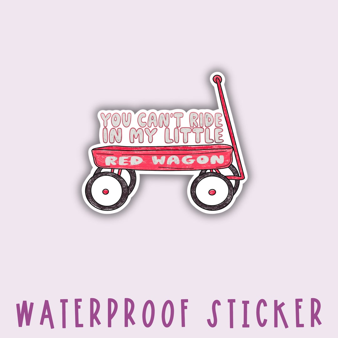 Summer Camp Water Bottle Sticker | Little Red Wagon Sticker | Camp Song ...