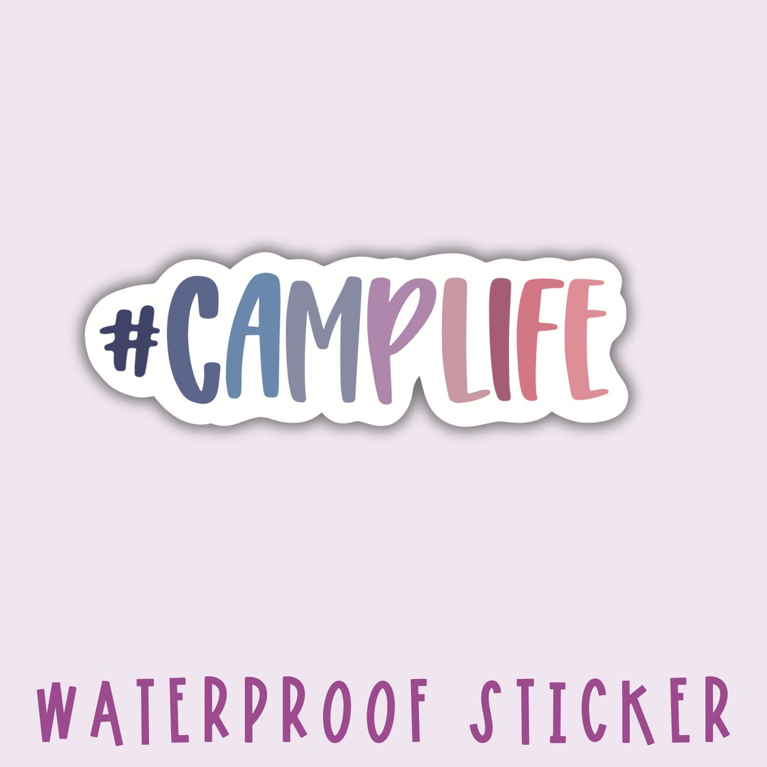 Summer Camp Water Bottle Sticker | Camp Counselor Sticker | #camplife ...