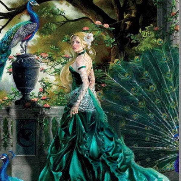 Peacock Lady - Etsy