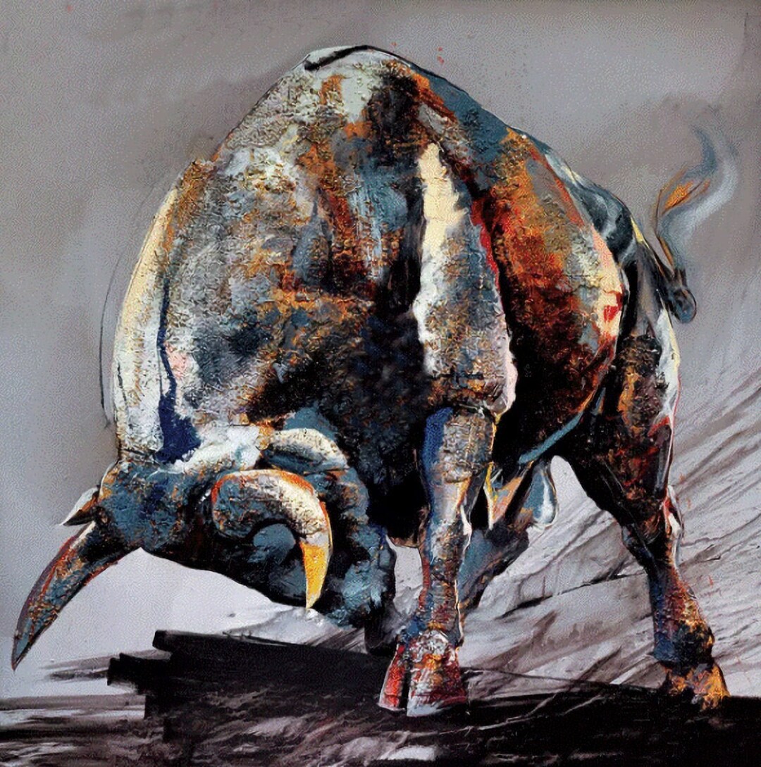 Brass Bull DIY 5D Diamond Painting Kit Full Square and Round - Etsy España