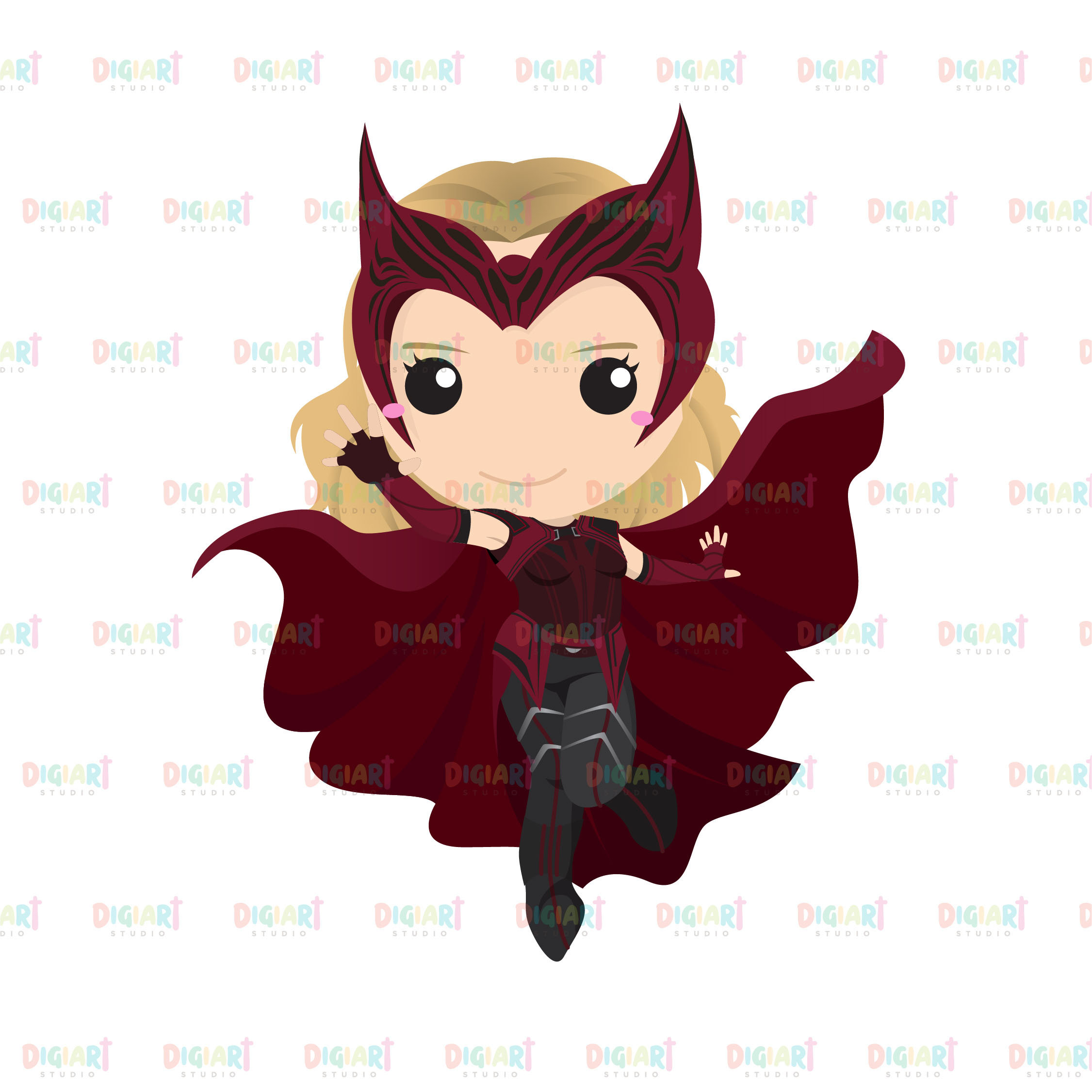 DESCARGA INSTANTÁNEA Wanda Vision Superhero Clip Art | Etsy