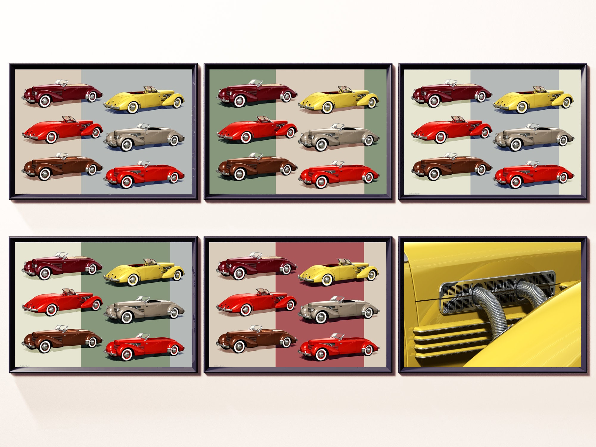 Cord 810 and 812, Five Digital Renderings, Size: 8000 X 6000 Pixels - Etsy