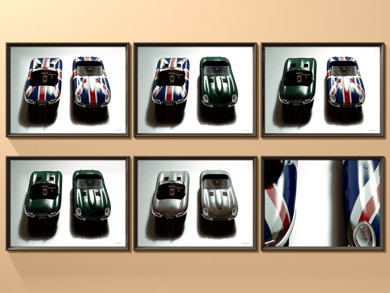 Jaguar E-type, Five Digital Renderings, Size: 8000 X 6000 Pixels 68 X ...