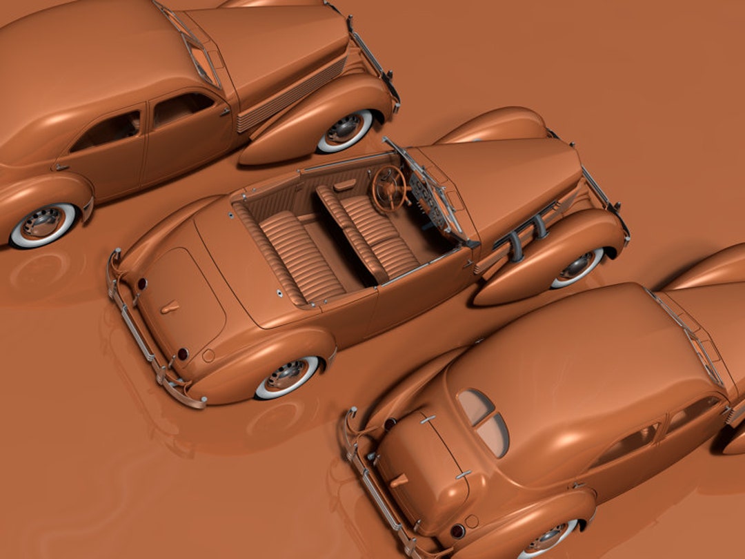 Cord 810 and 812, Five Digital Renderings, Size: 8000 X 6000 Pixels - Etsy