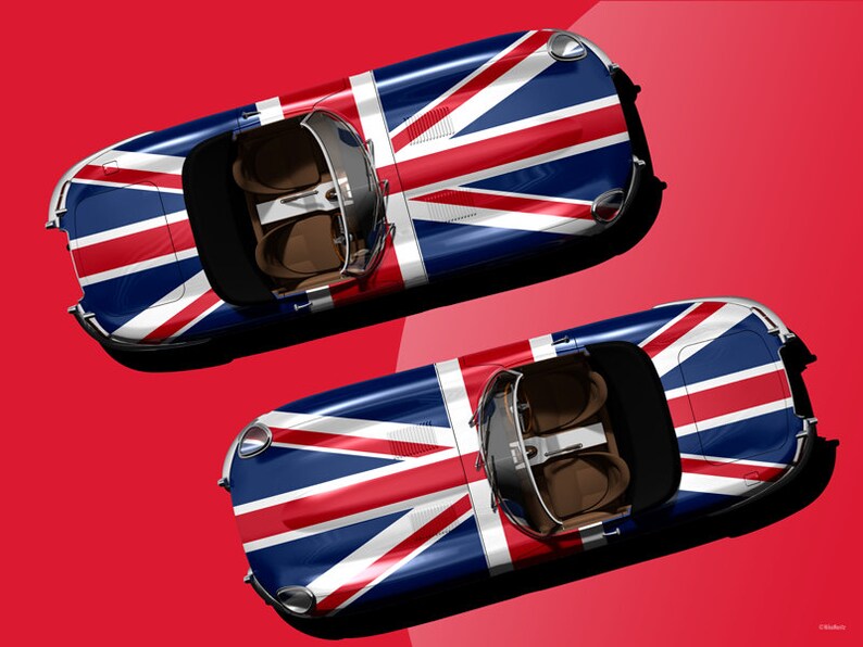 Jaguar E-type, Five Digital Renderings, Size: 8000 X 6000 Pixels 68 X ...