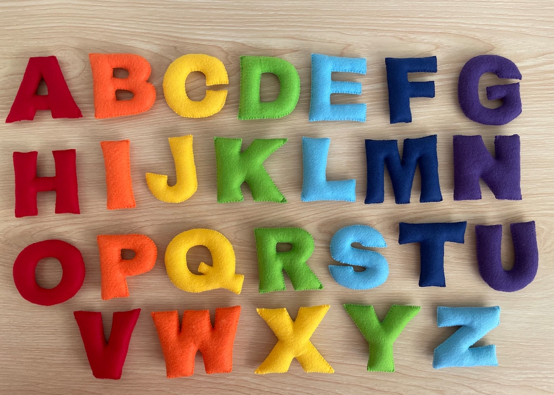 Felt Alphabet | Felt Letters | Stuffed Letters| Felt English Alphabet ...