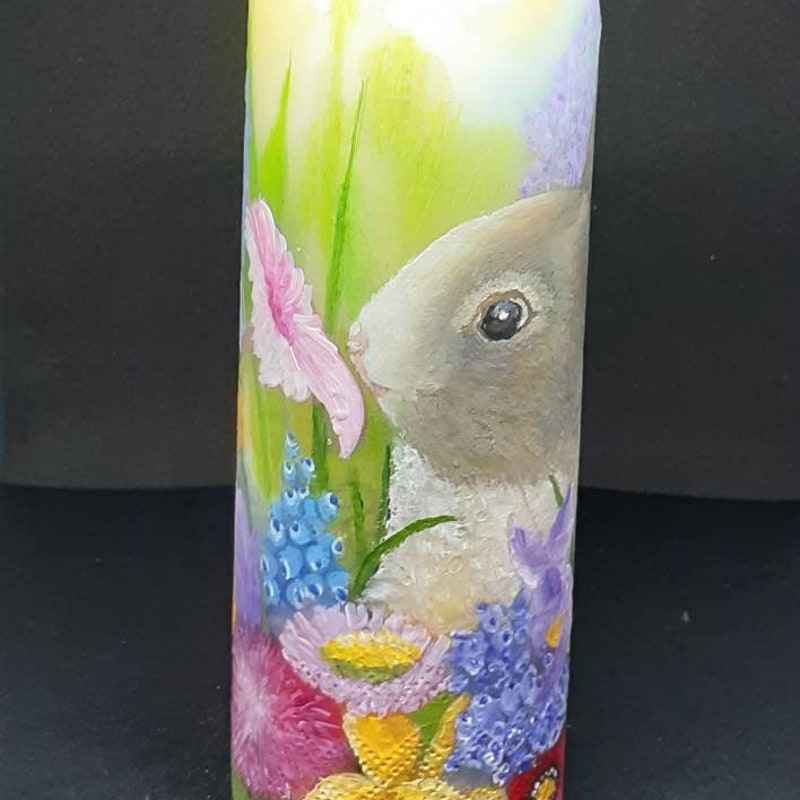 Bunny Candle - Etsy