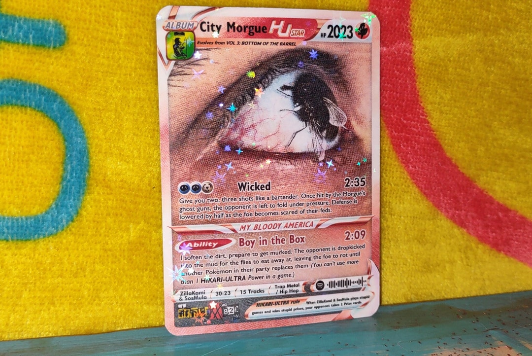 City Morgue 'my Bloody America' Pokémon Card - Etsy