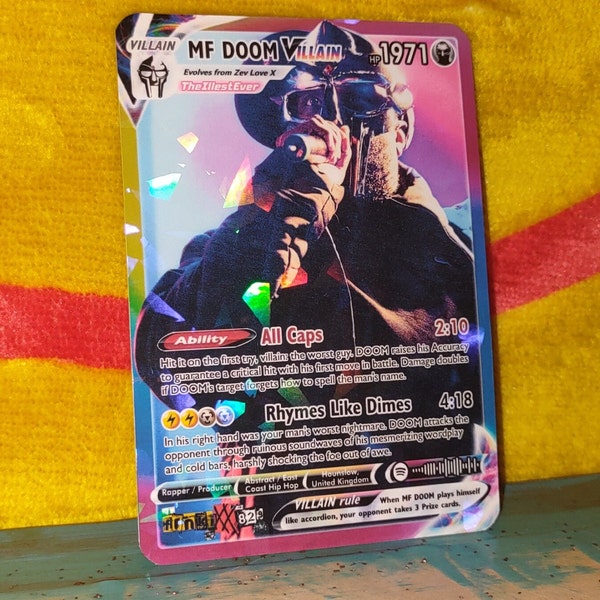 Mf Doom Card - Etsy