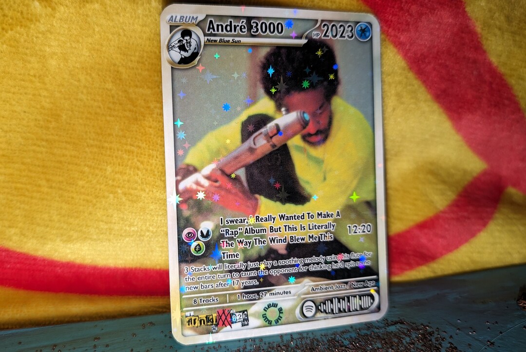 André 3000 'new Blue Sun' Pokémon Card - Etsy