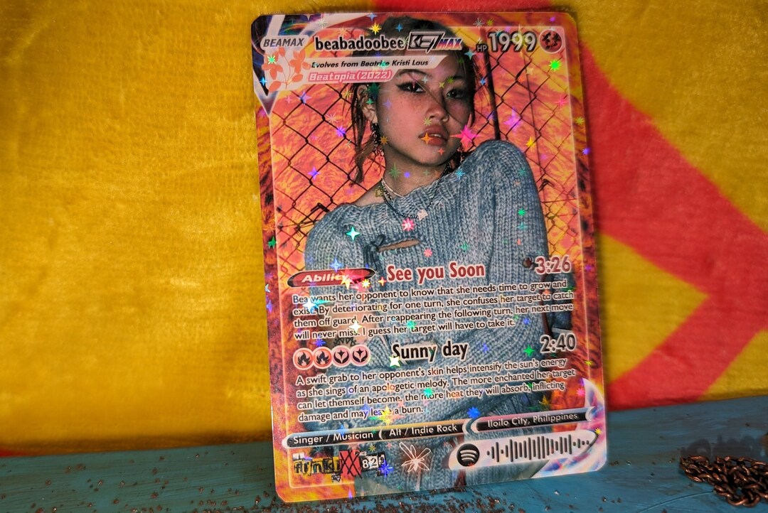 Beabadoobee Poké Card - Etsy Canada