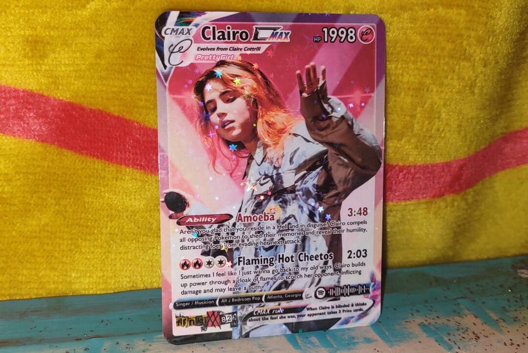 Clairo Pokémon Card - Etsy