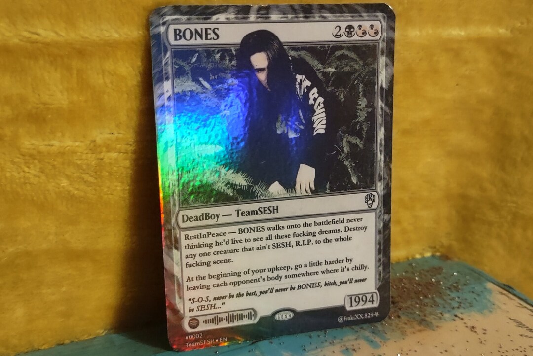 BONES Magic Card - Etsy