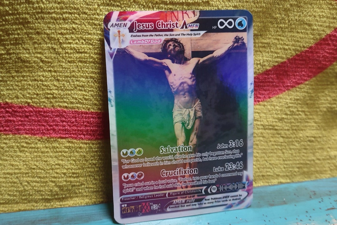 Jesus Christ Pokémon Card - Etsy Canada
