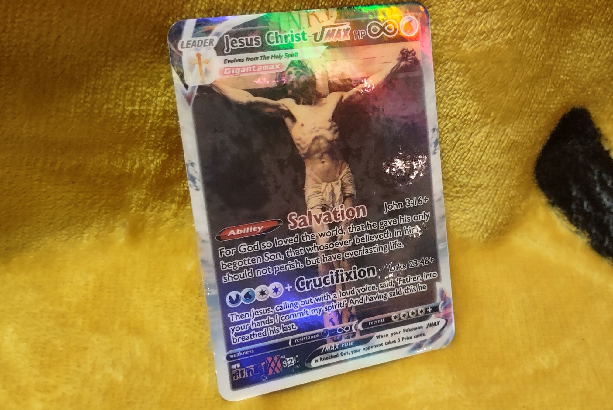 Jesus Christ Pokemon Card - Printable Cards