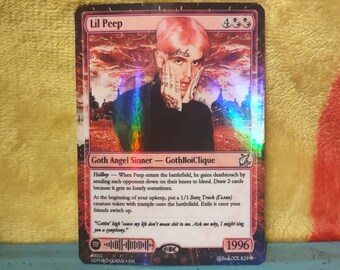 Lil Peep CUSTOM Pokemon Card - Etsy