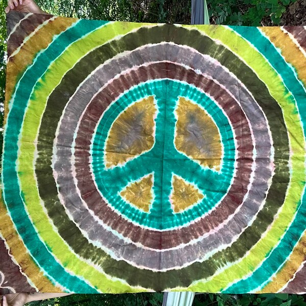 Peace Sign Tie Dye - Etsy