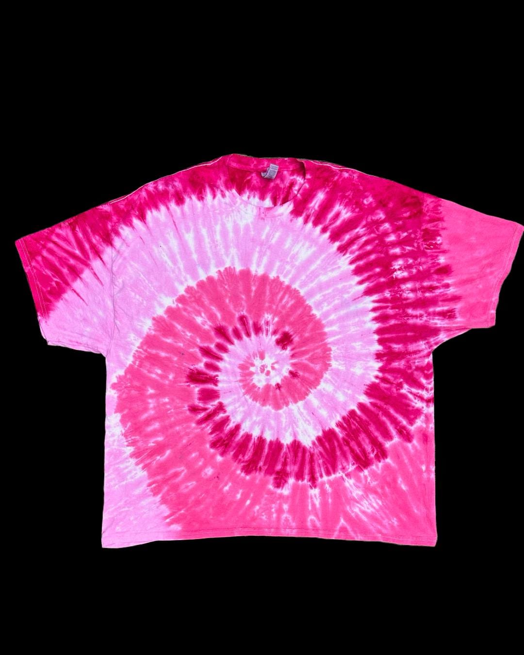 Hand Dyed, Made to Order Pink Tie Dye Shirt, Shades of Pink Tie Dye ...