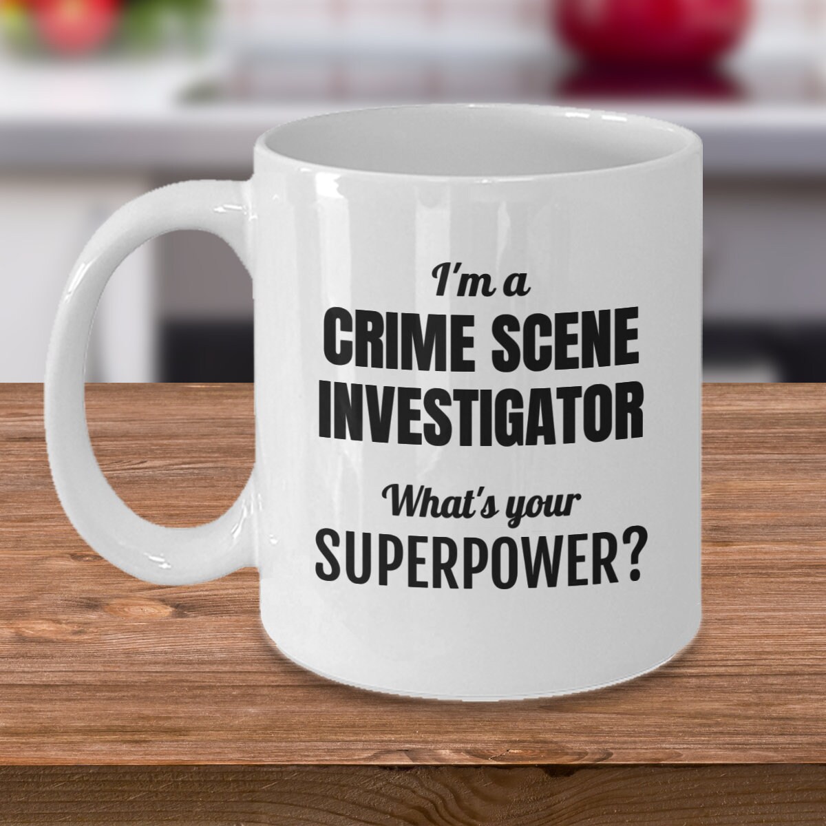 Crime Scene Investigator Mug-csi Gift-crime Scene Coffee Cup-law and ...