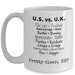 Funny English Slang Mug-english Professor Gift-grammar Mug-american Vs ...
