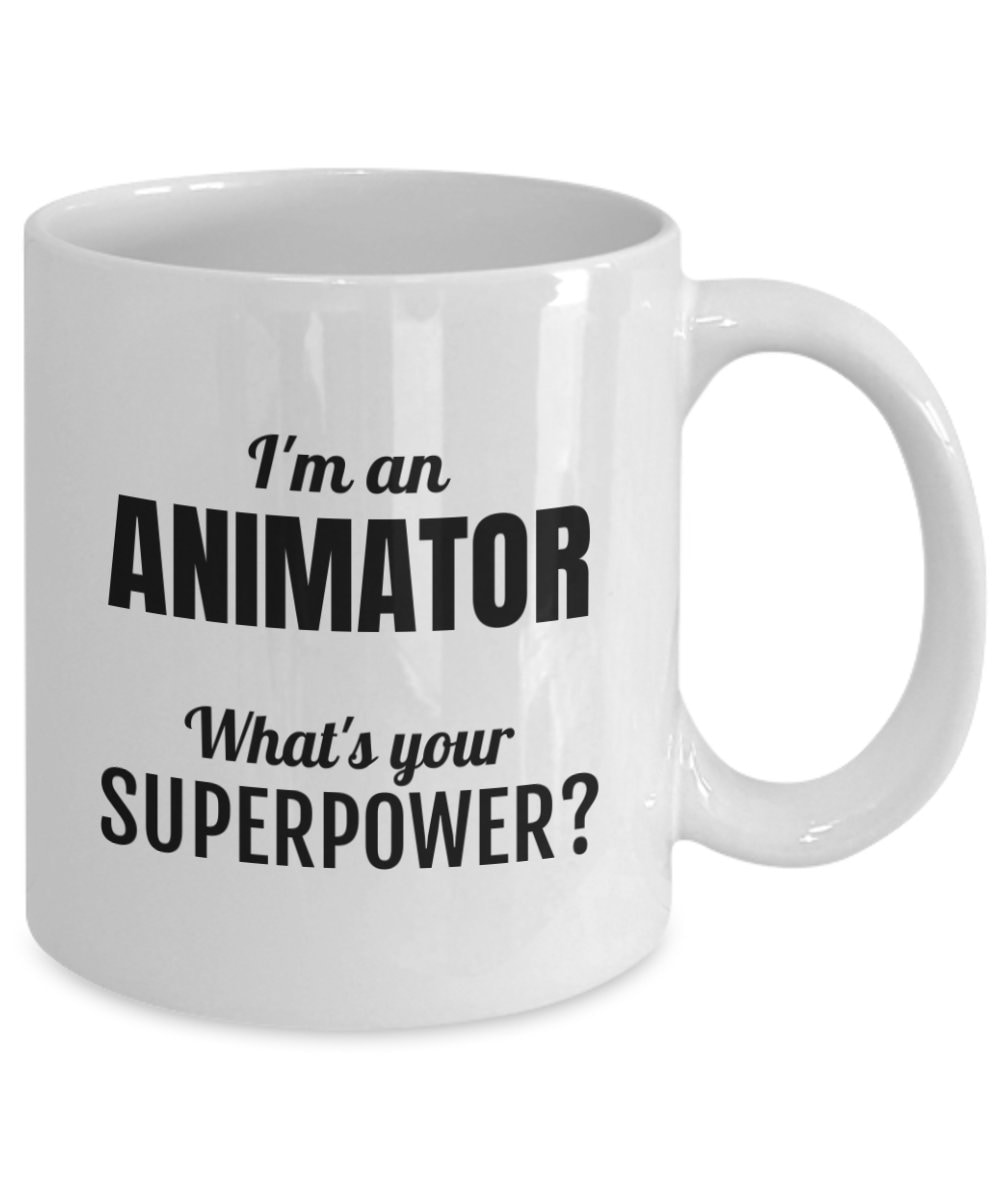 Animator Gift Mug Animator Superpower Mug Animation Gifts - Etsy