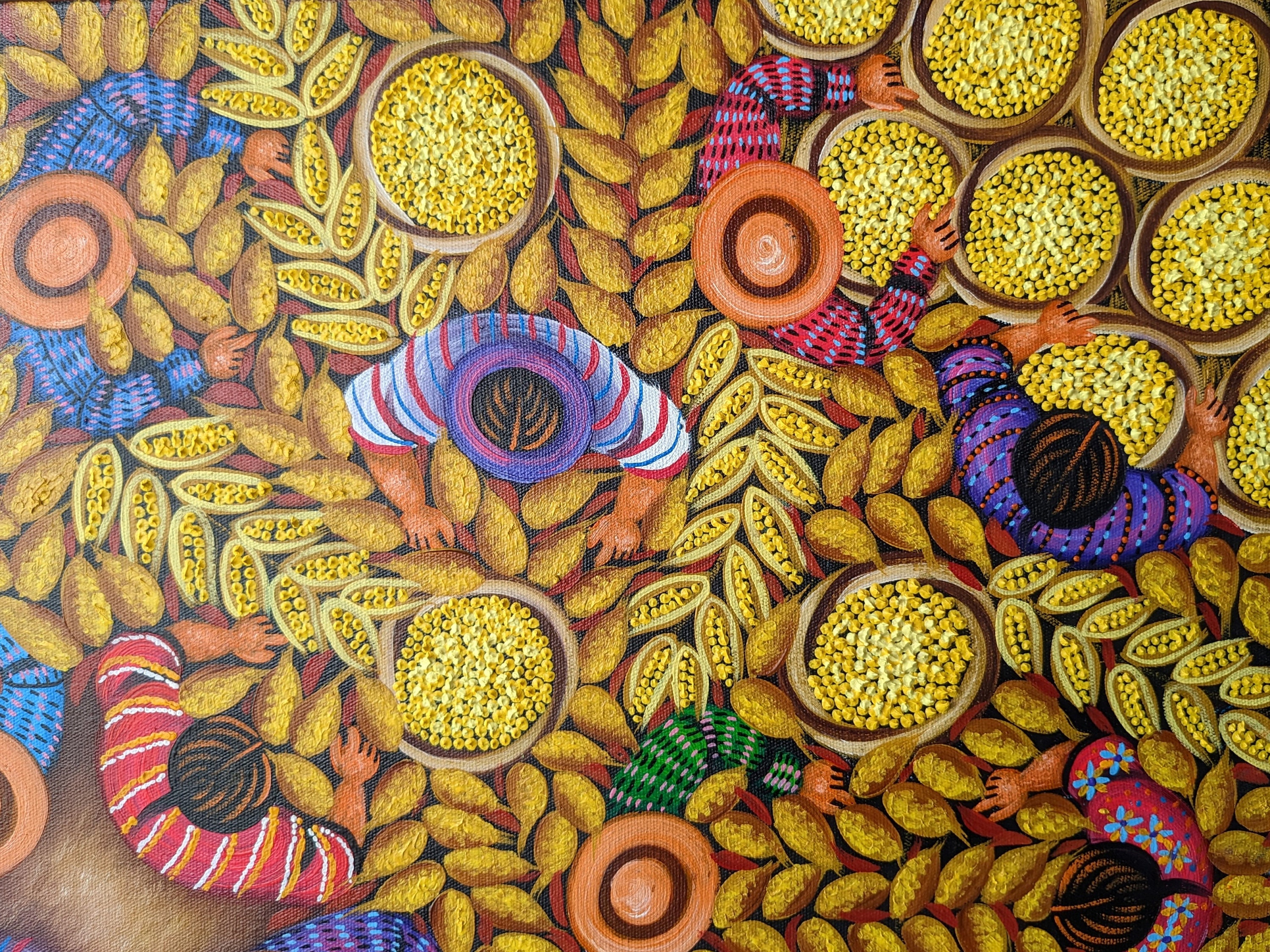 Original Oil Painting of Corn Harvest/guatemala Art/corn Art/mayan Art ...
