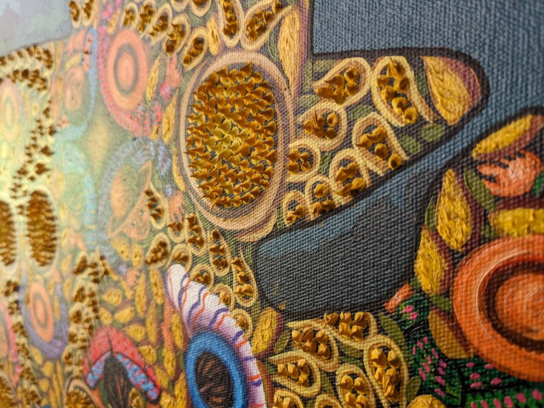 Original Oil Painting of Corn Harvest/guatemala Art/corn Art/mayan Art ...