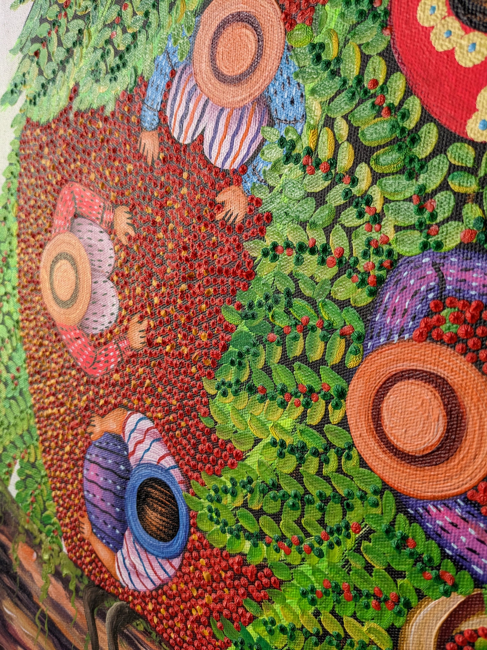 Original Oil Painting of Coffee Harvest/guatemala Art/coffee Art/café ...