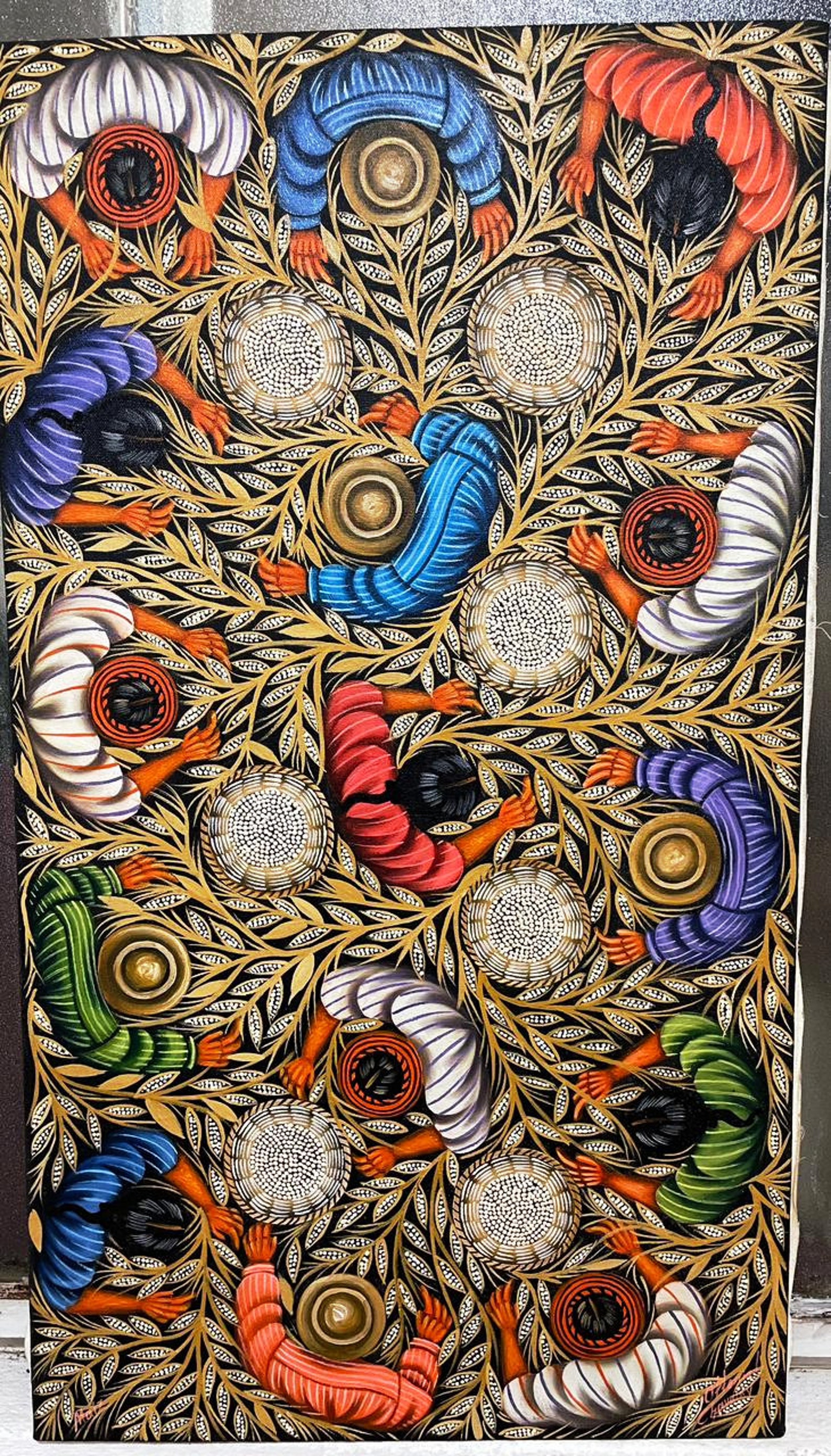 Original Oil Painting of Corn Harvest/guatemala Art/corn Art/mayan Art ...