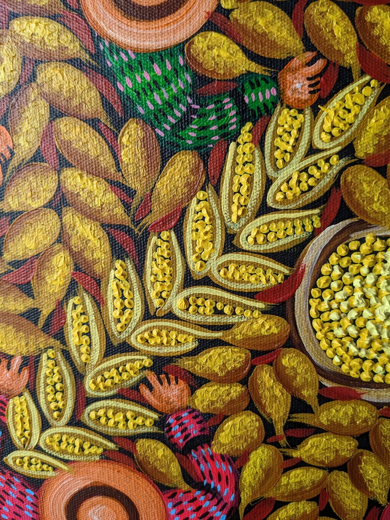 Original Oil Painting of Corn Harvest/guatemala Art/corn Art/mayan Art ...