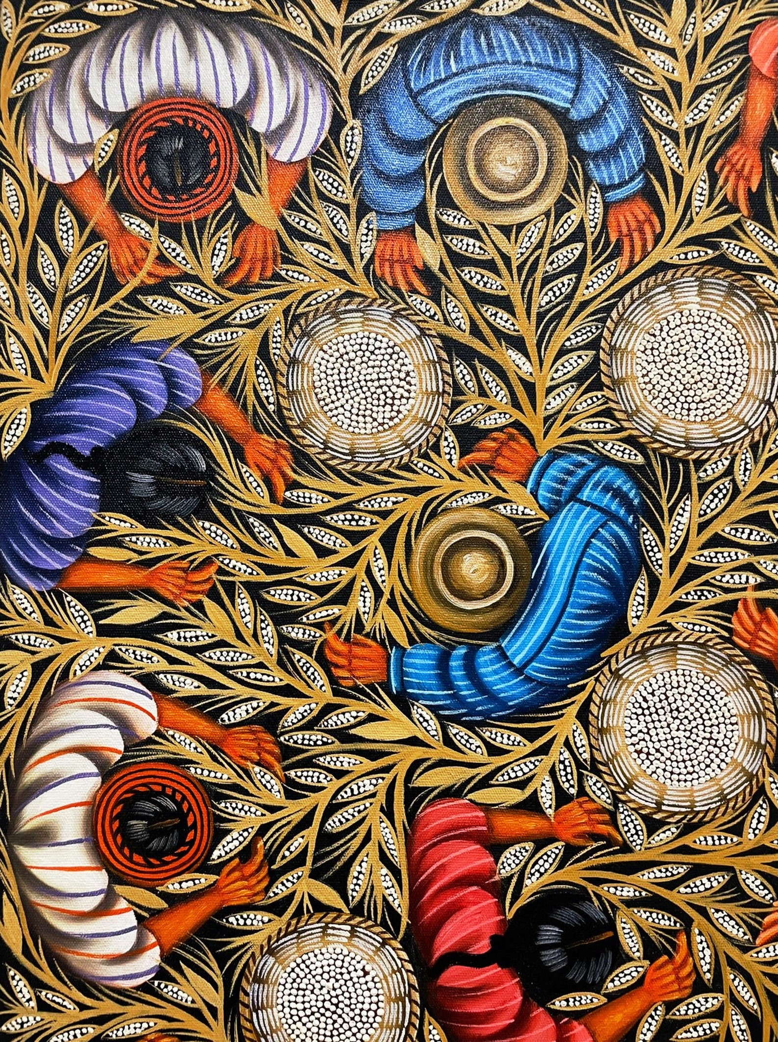 Original Oil Painting of Corn Harvest/guatemala Art/corn Art/mayan Art ...